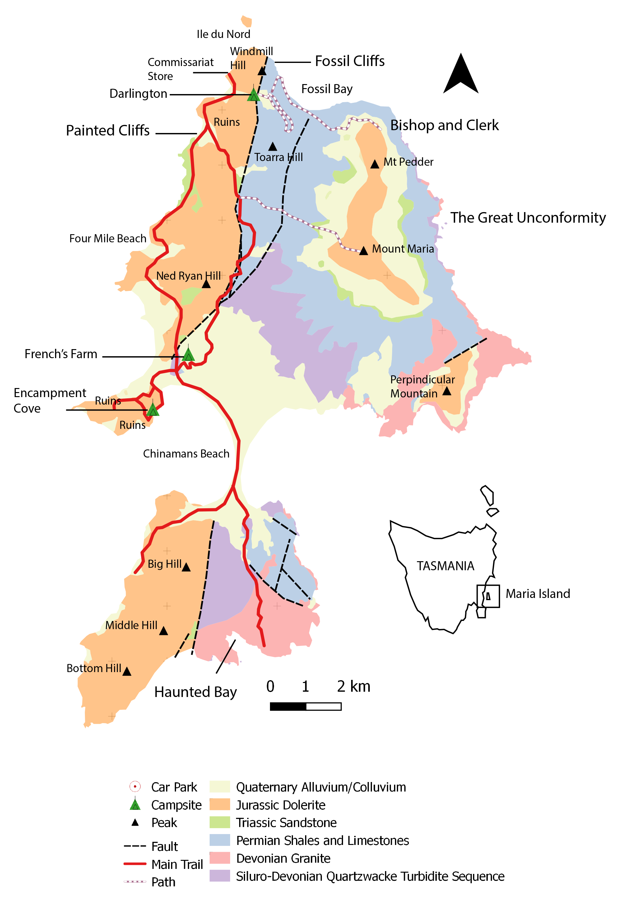 Maria Island – Weekend Geology